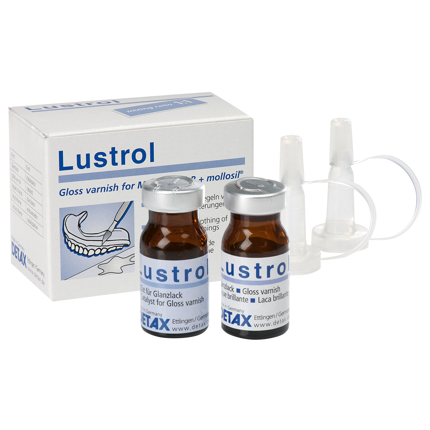 SOFT BASE SEAL LUSTROL VARNISH 2X6ml