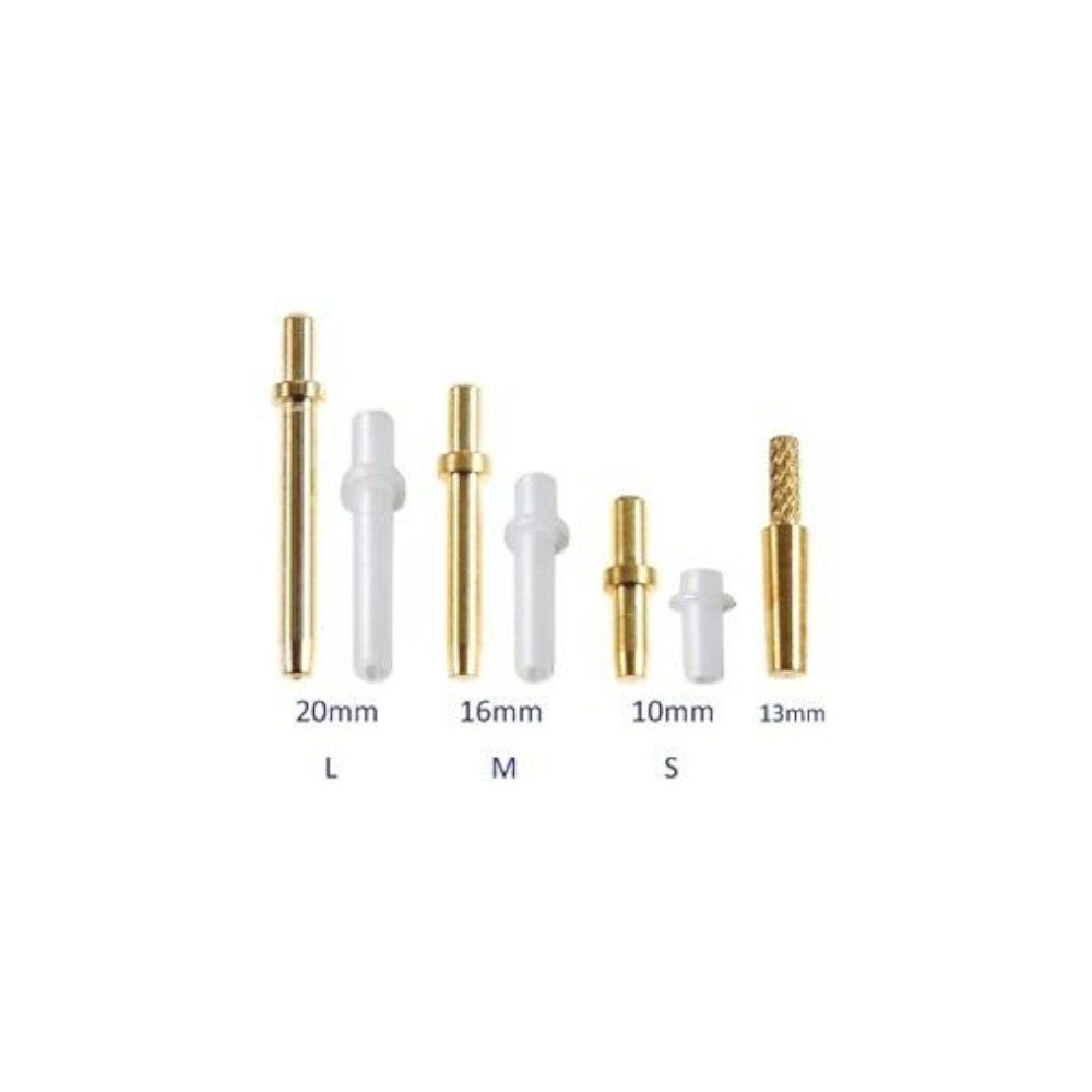 DENTAL PIN SIGLE WITH PLASTIC SLEEVE