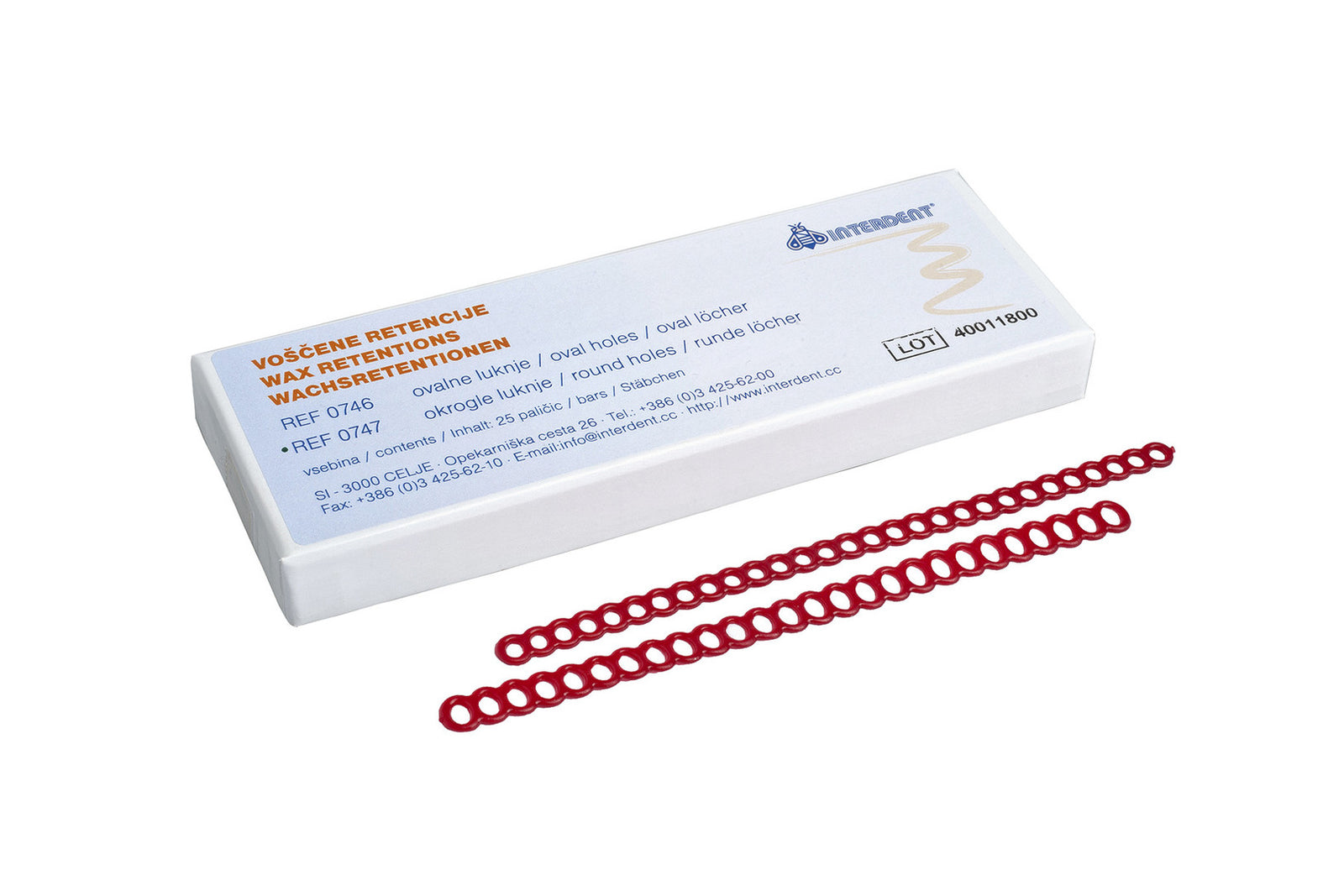 RETENTION WAX INTERDENT -WAX PATTERNS