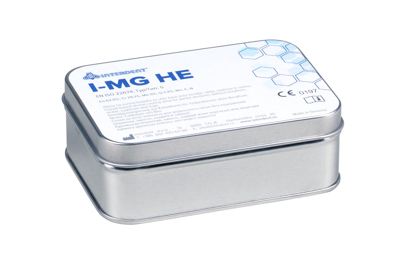 METAL CASTING ALLOY I-MG HE 1kg